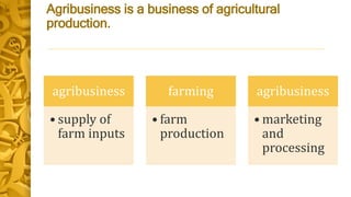 agribusiness | PPTX