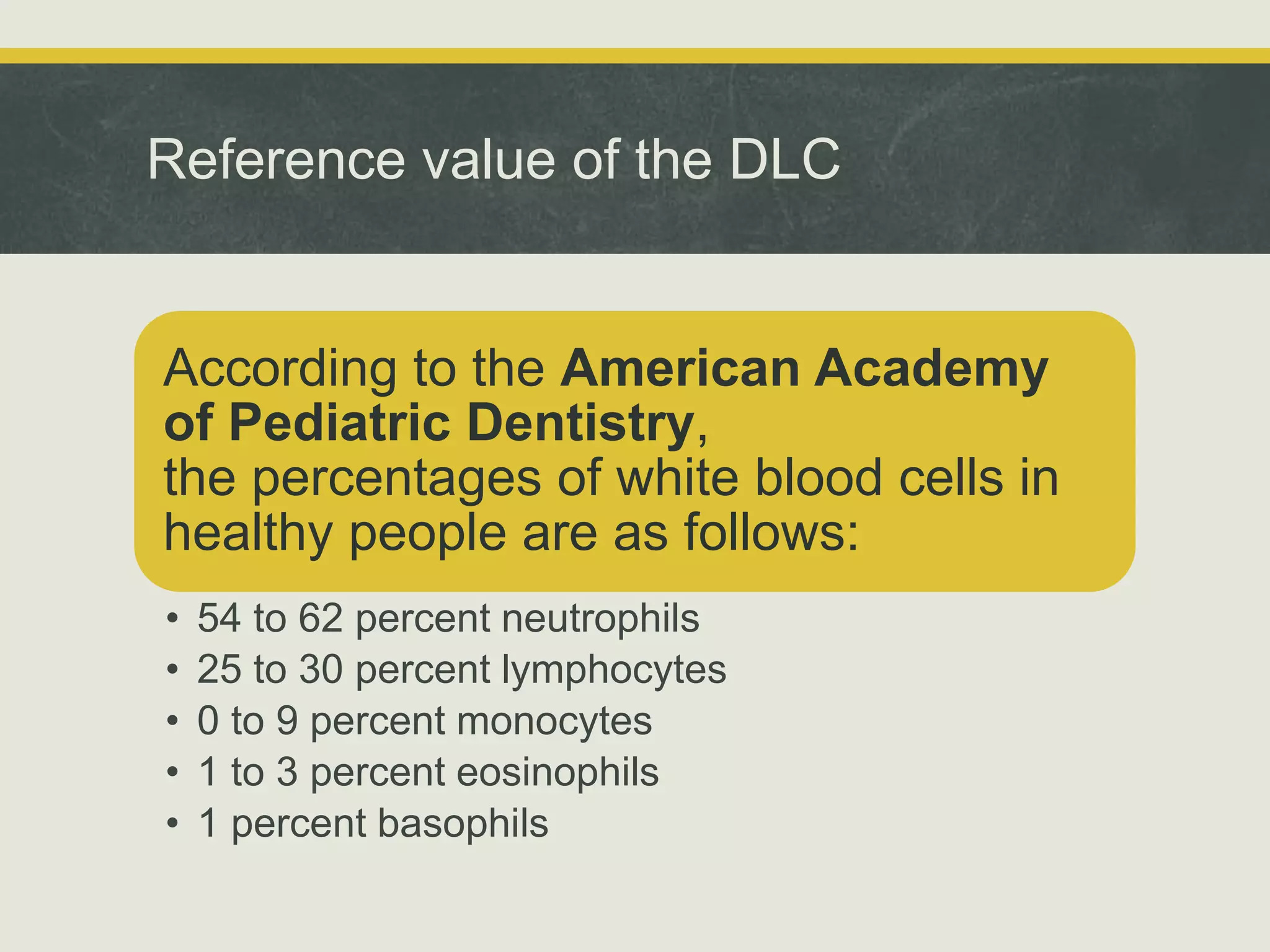 Differential Leukocyte Counts | PPTX