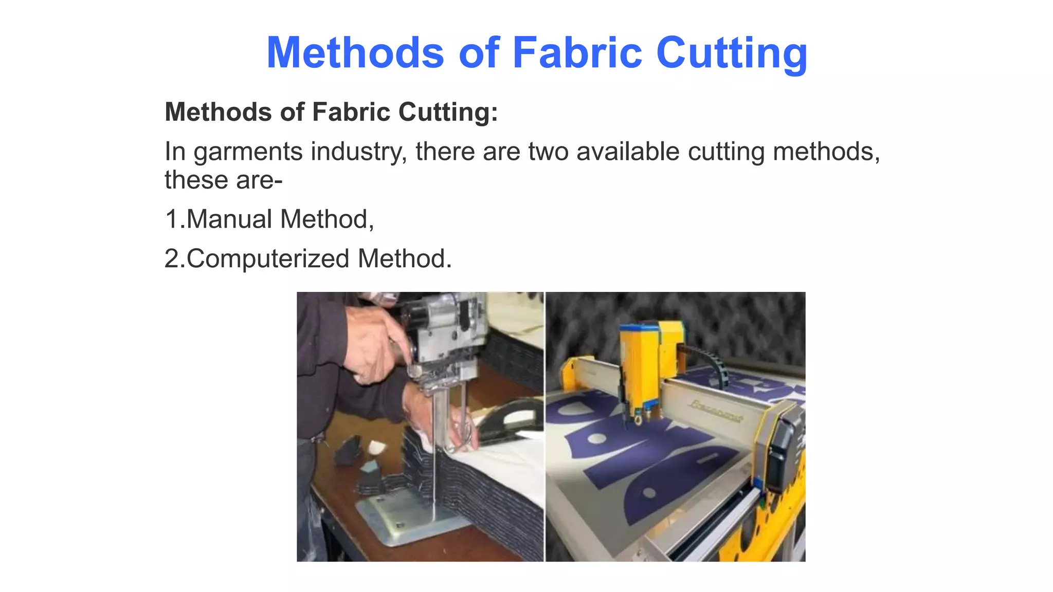 Presentation on Garments Cutting | PPTX