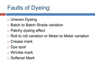 Presentation on Dyeing | PPTX