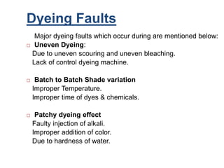 Presentation on Dyeing | PPTX