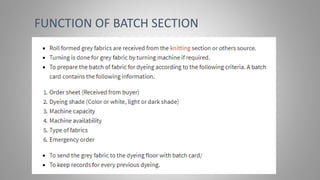 Presentation on Batch Section | PPTX