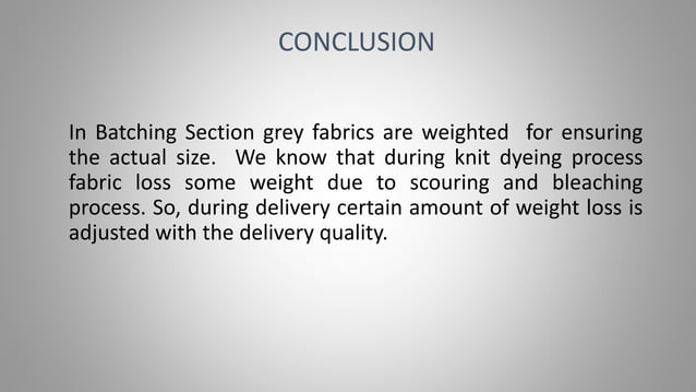 Presentation on Batch Section | PPTX | Needlework | Arts and Crafts