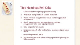 Roll cake | PPTX