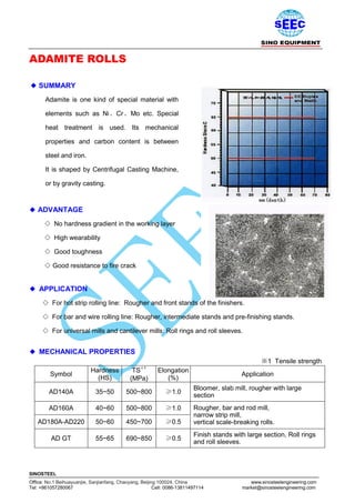 Cast Roll forged roll | PDF