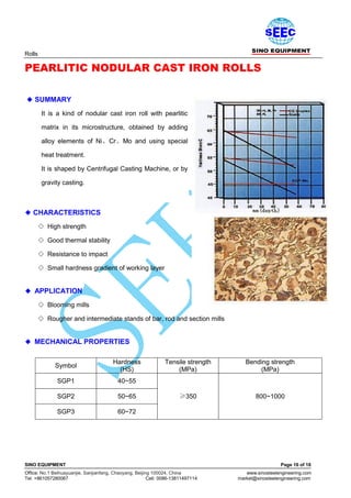 Cast Roll forged roll | PDF