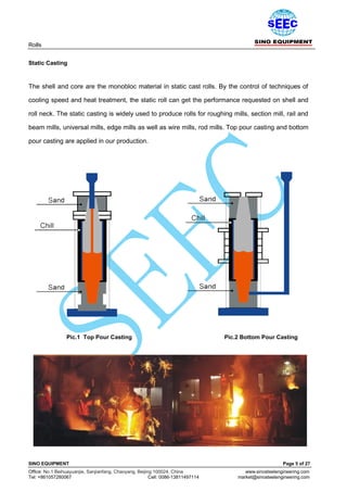 Cast Roll forged roll | PDF
