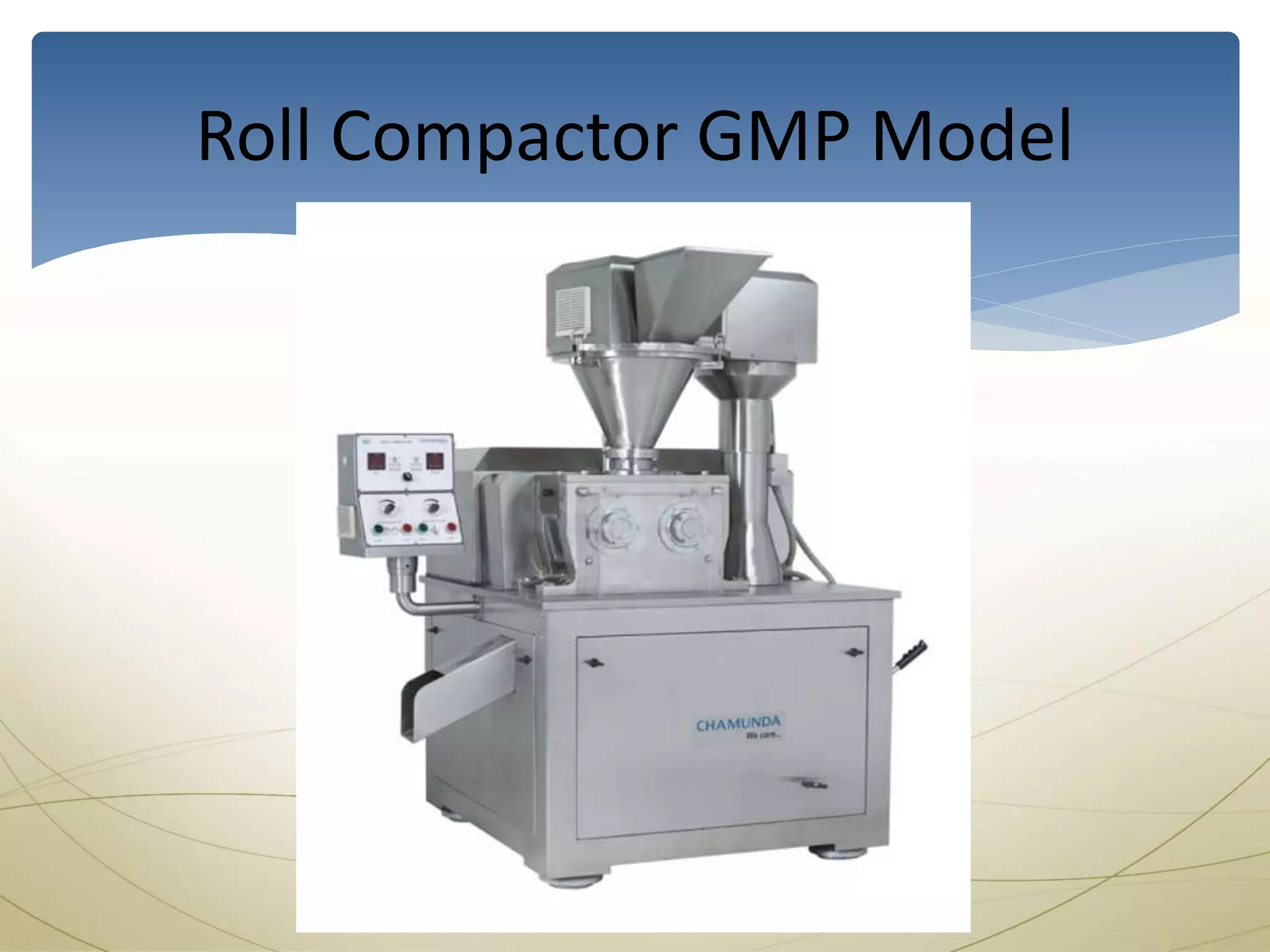 Roll compactor | PPTX