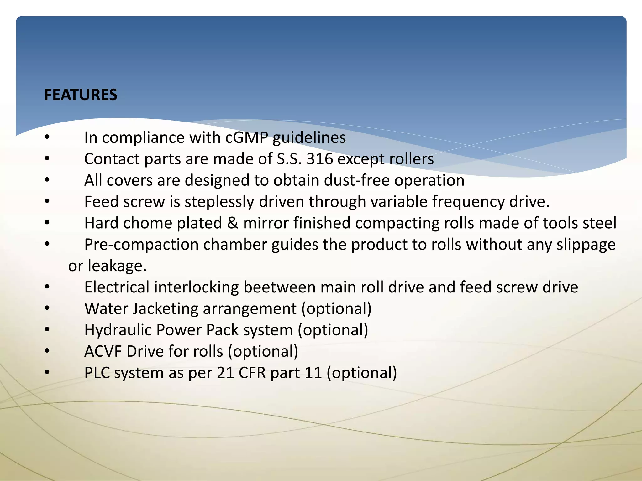 Roll compactor | PPTX