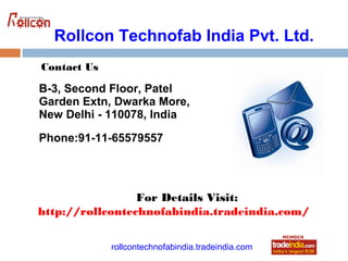 ROLLCON TECHNOFAB INDIA PVT. LTD