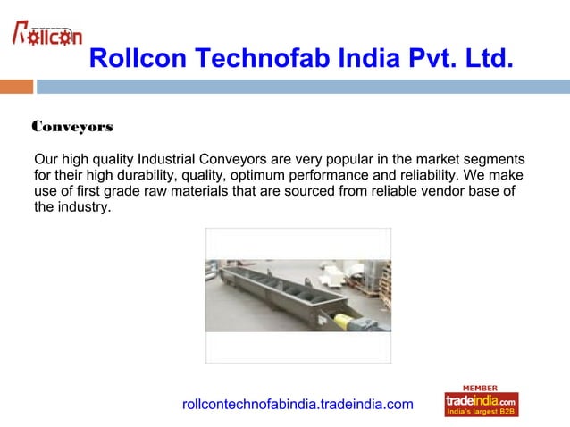 ROLLCON TECHNOFAB INDIA PVT. LTD