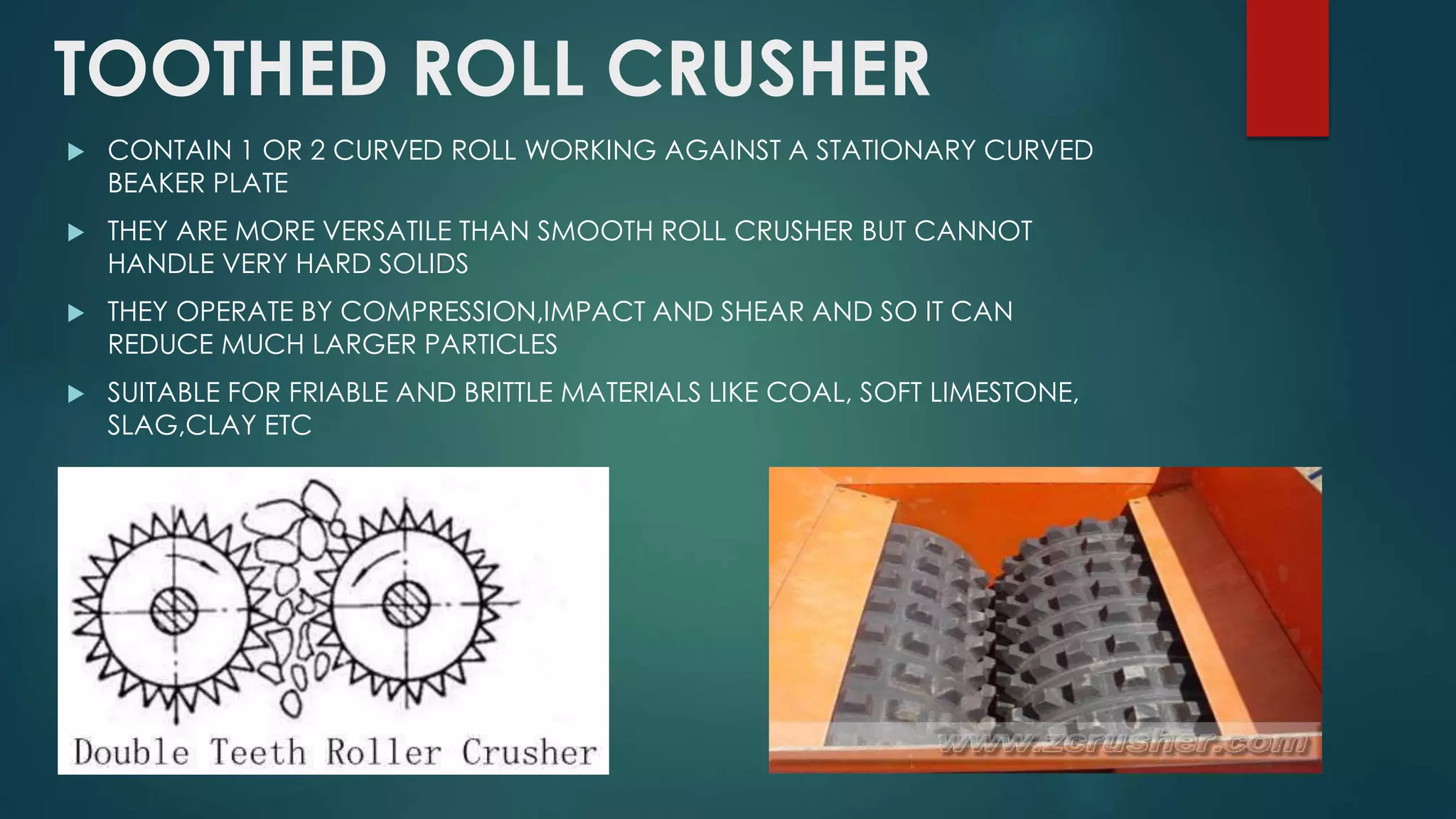Roll crushers | PPTX