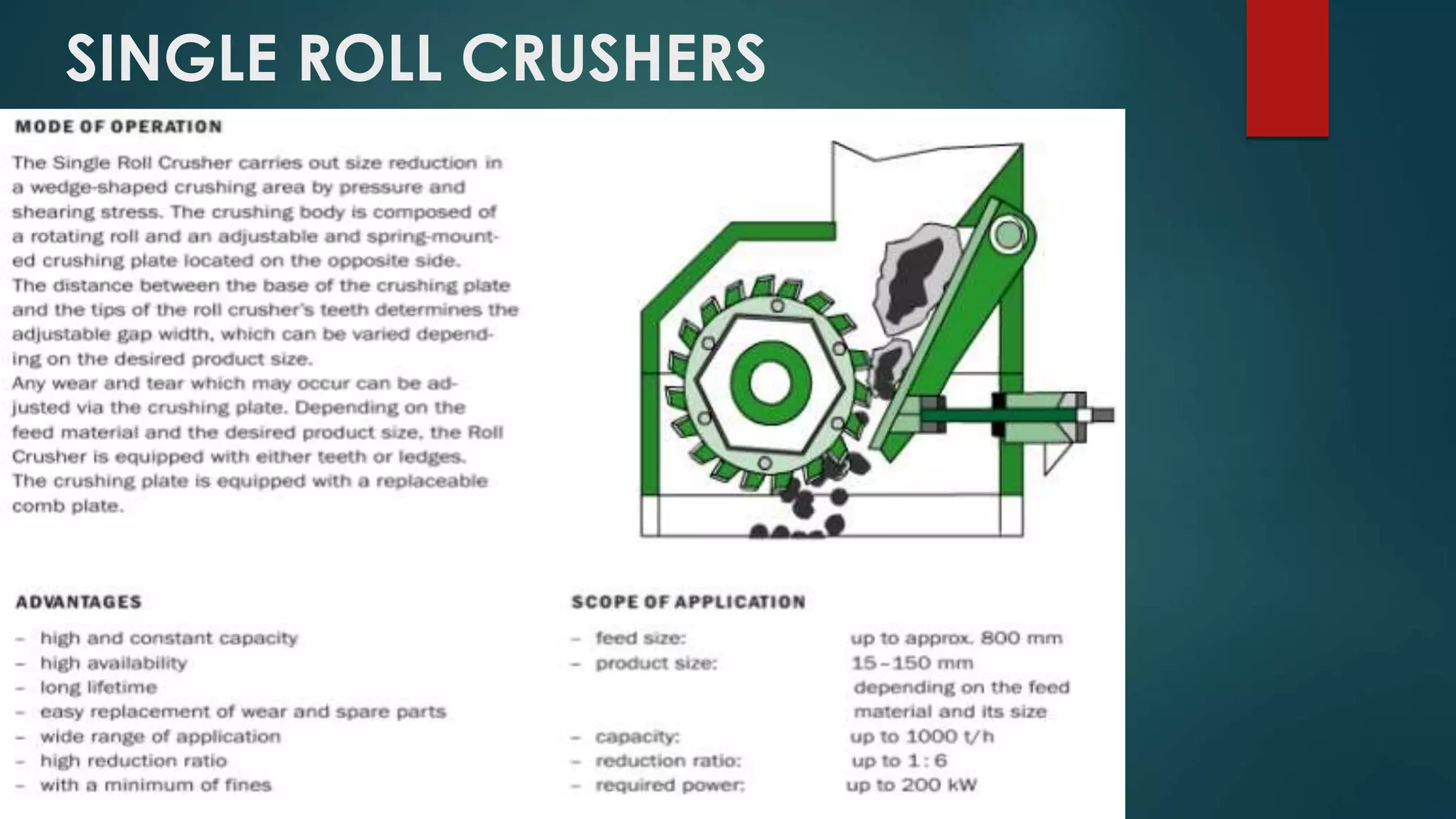 Roll crushers | PPTX