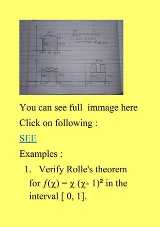 Rolle's theorem | PDF | Physics | Science