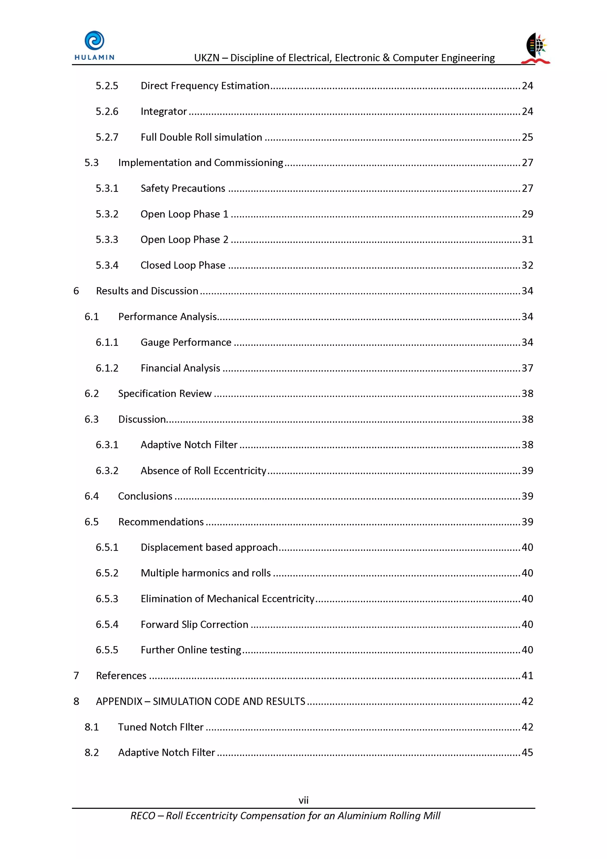 Roll eccentricity compensation system for an aluminium rolling mill | PDF