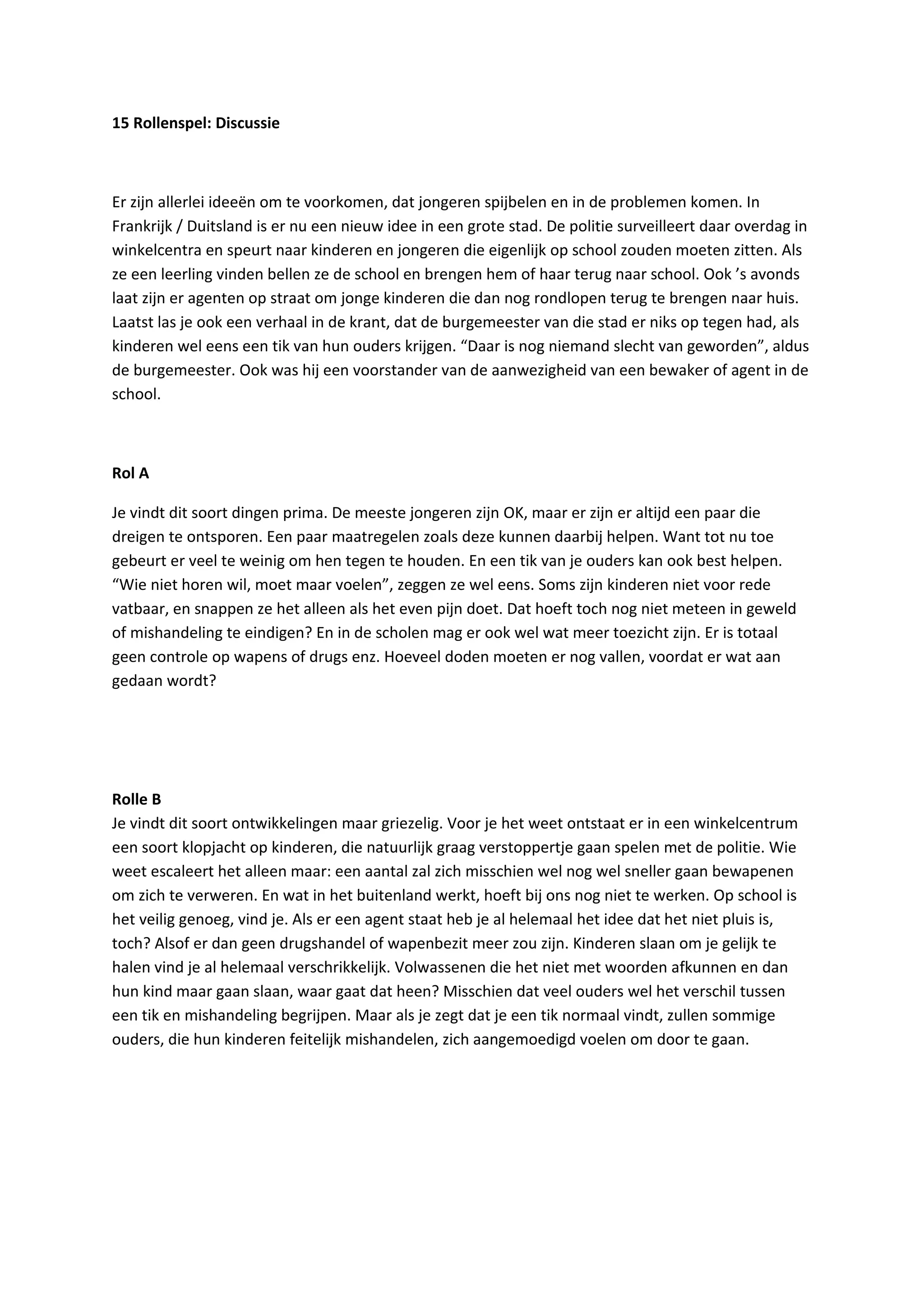 Rollenspel | DOC