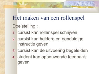Rollenspelen 2016 | PPT