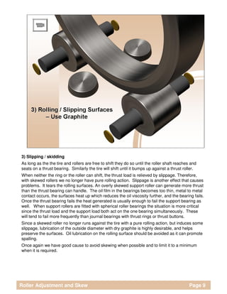 Roller adjustment-and-skew | PDF