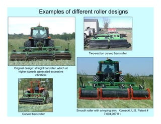 Roller crimper designs for cover crops | PPT