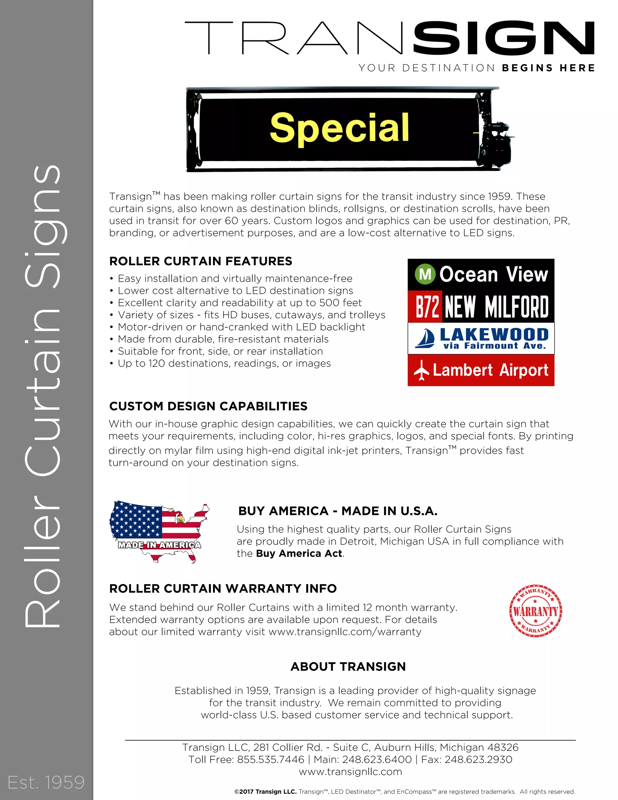 Roller curtain-info-sheet | PDF