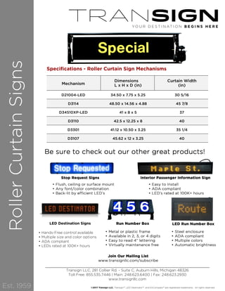 Roller curtain-info-sheet | PDF