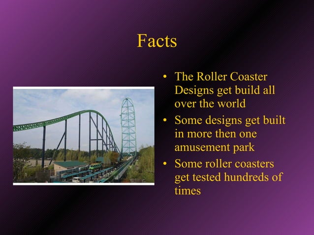 Roller Coaster Designer | PPT
