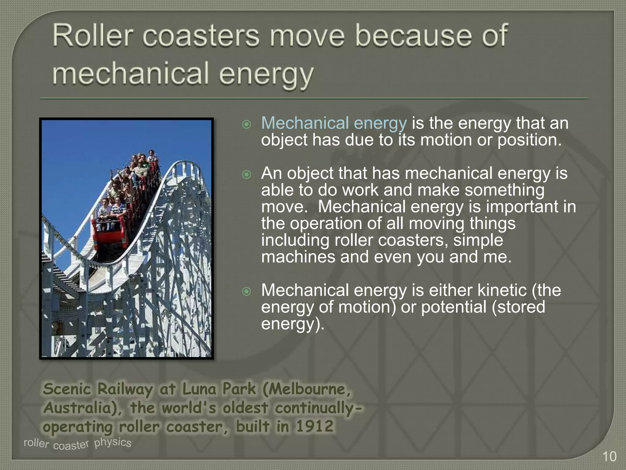 Roller Coaster Power Point | PPTX