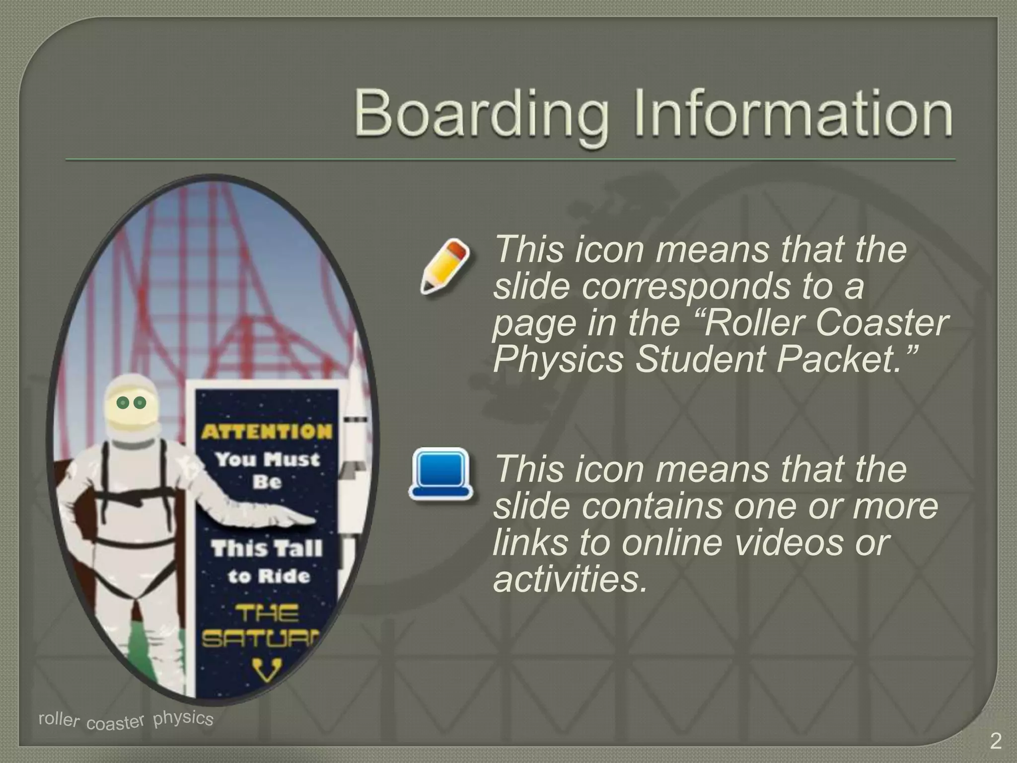 Roller Coaster Power Point | PPTX