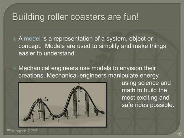 Roller Coaster Power Point | PPTX
