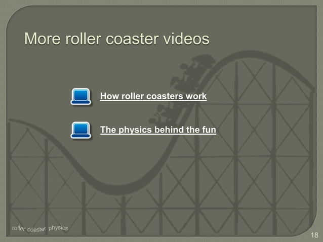 Roller Coaster Power Point | PPTX