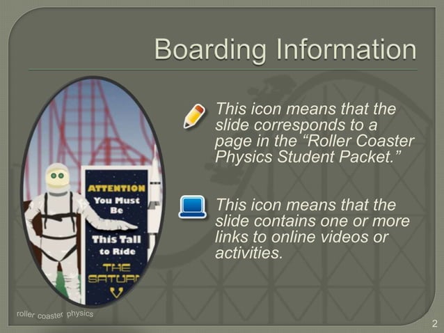 Roller Coaster Power Point | PPTX