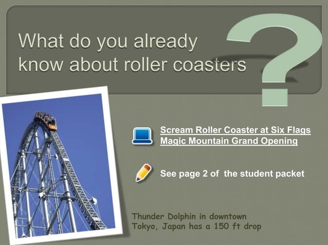 Roller Coaster Power Point | PPTX