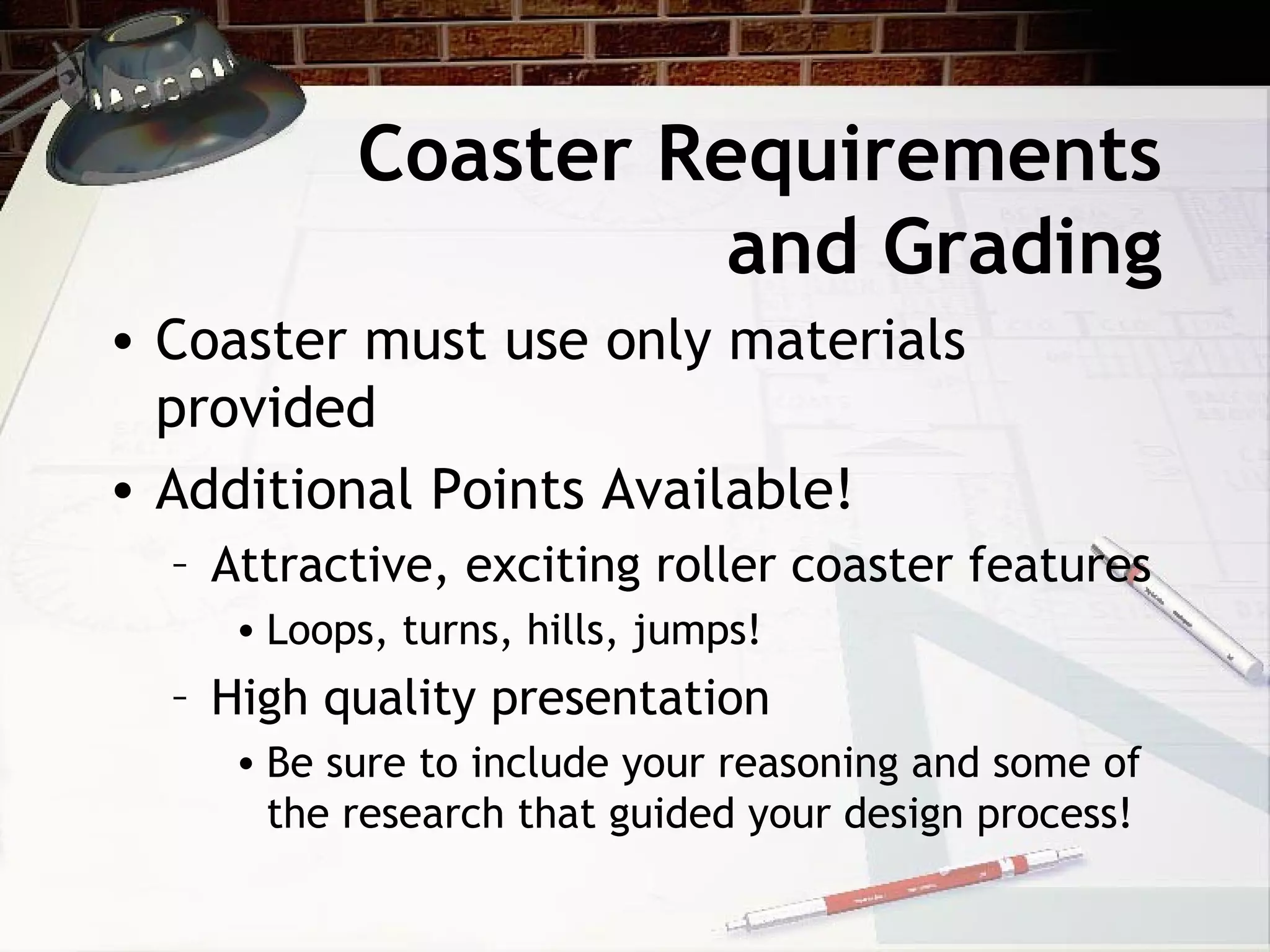 Roller coaster project | PPT