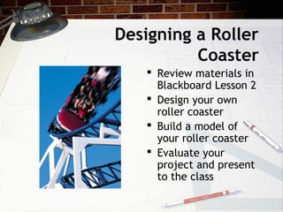 Roller Coaster Lesson Overview | PPT