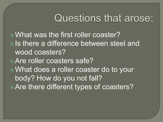 Roller Coasters | PPTX