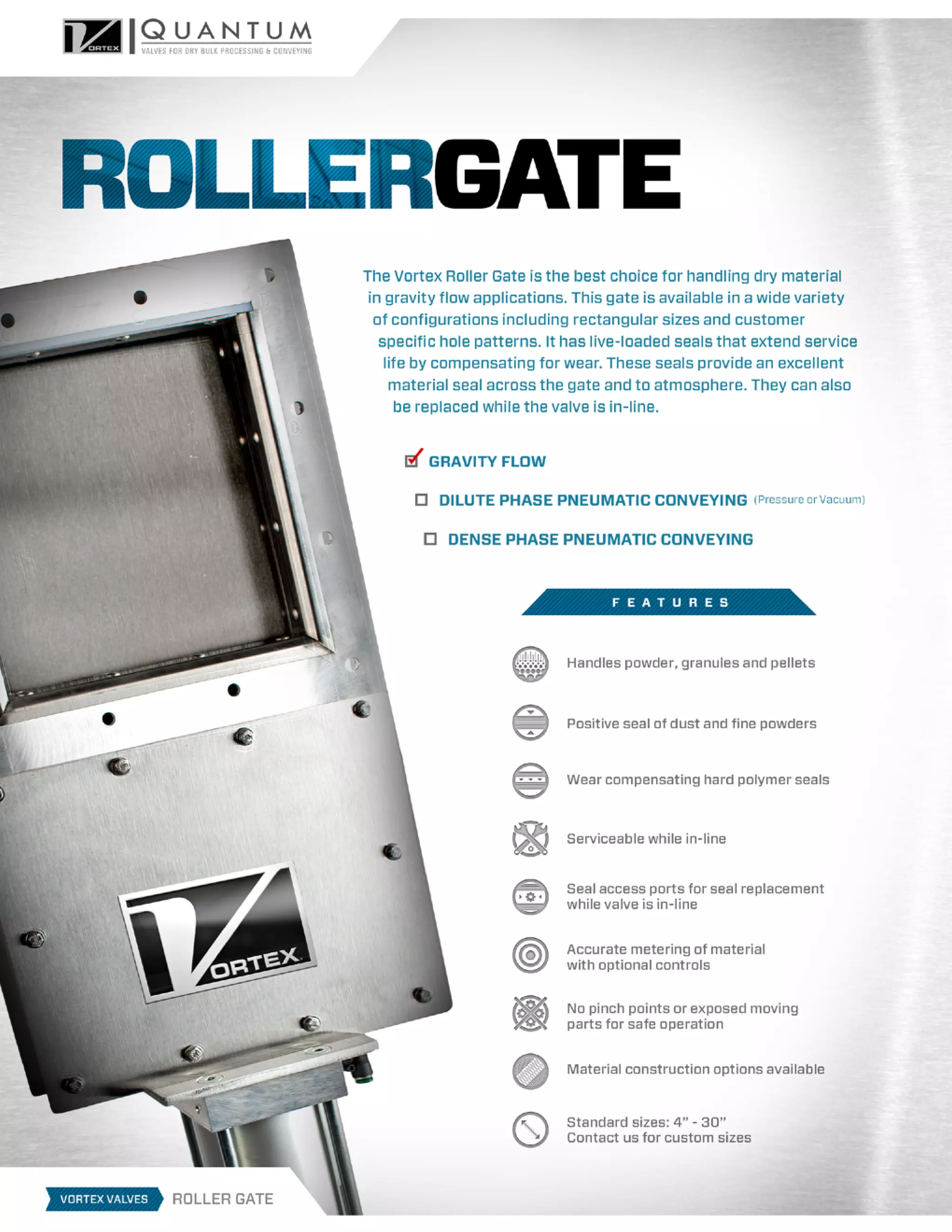 Vortex Roller Gate Slide Gate Valve | PDF