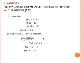 Rolles theorem | PPTX