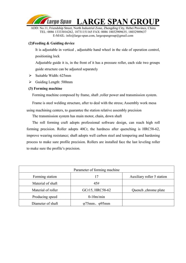 Roll forming machinery | PDF