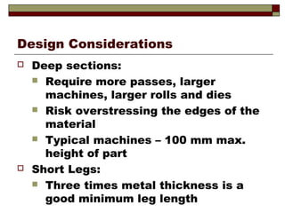 Rollforming Presentation | PPT