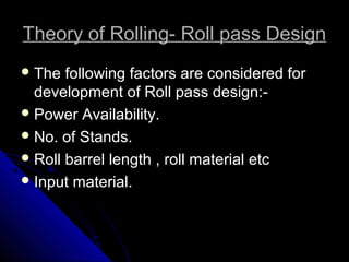Rolling | PPT