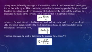 Rolling process | PDF