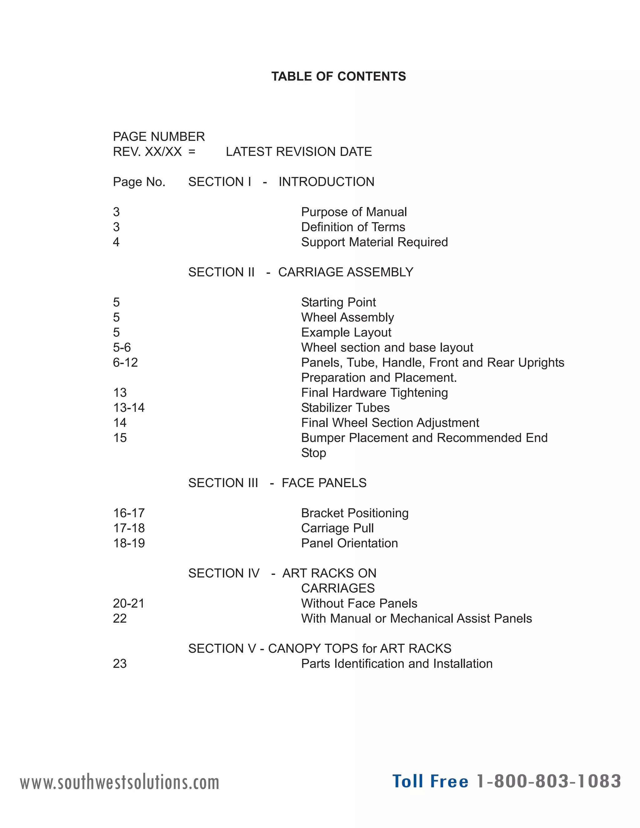 Rolling Art Rack Panels Installation Instructions | PDF
