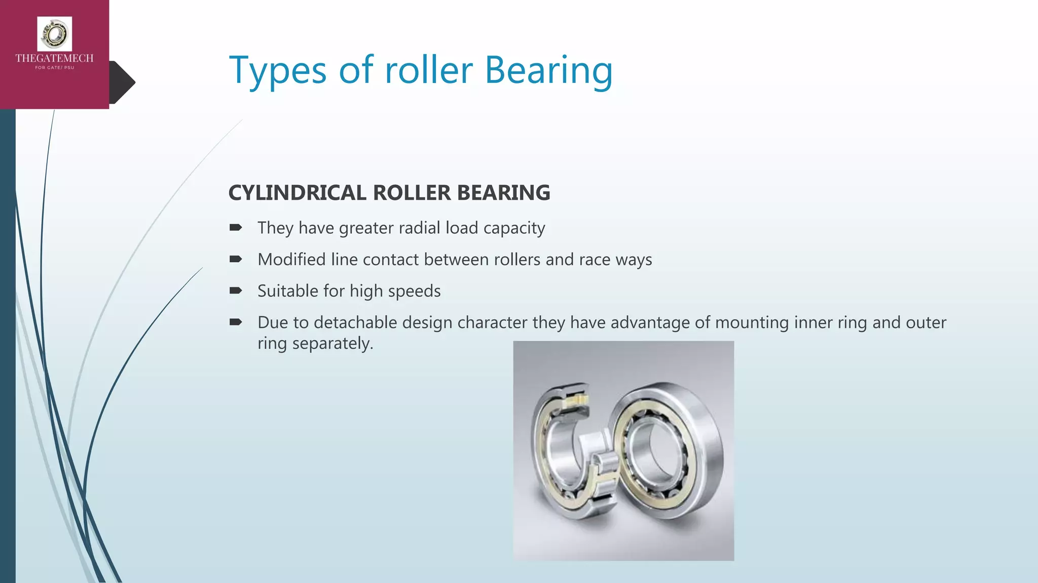 Rolling contact bearing | PPTX