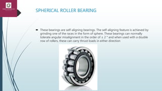 Rolling contact bearing | PPTX