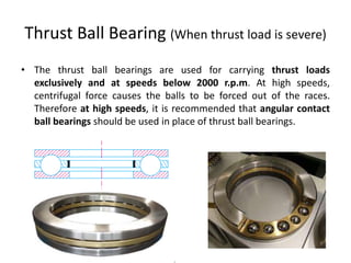 Rolling contact bearings and design procedure | PPTX