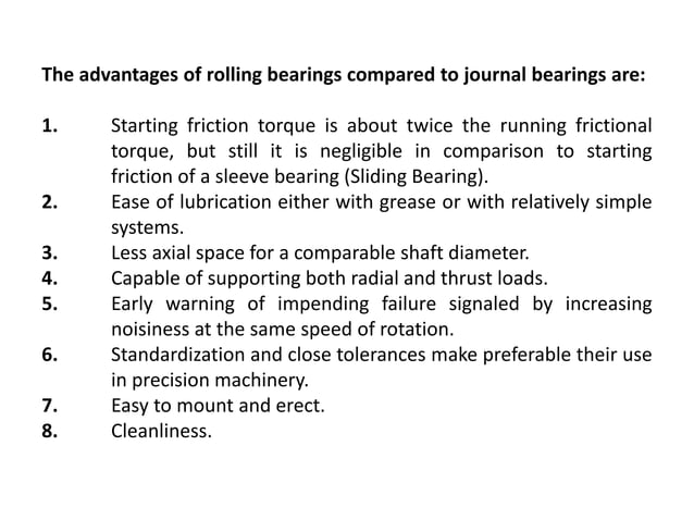 Rolling contact bearings and design procedure | PPTX | Physics | Science
