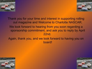 Rolling Out Magazine Sponsorship Proposal | PPT