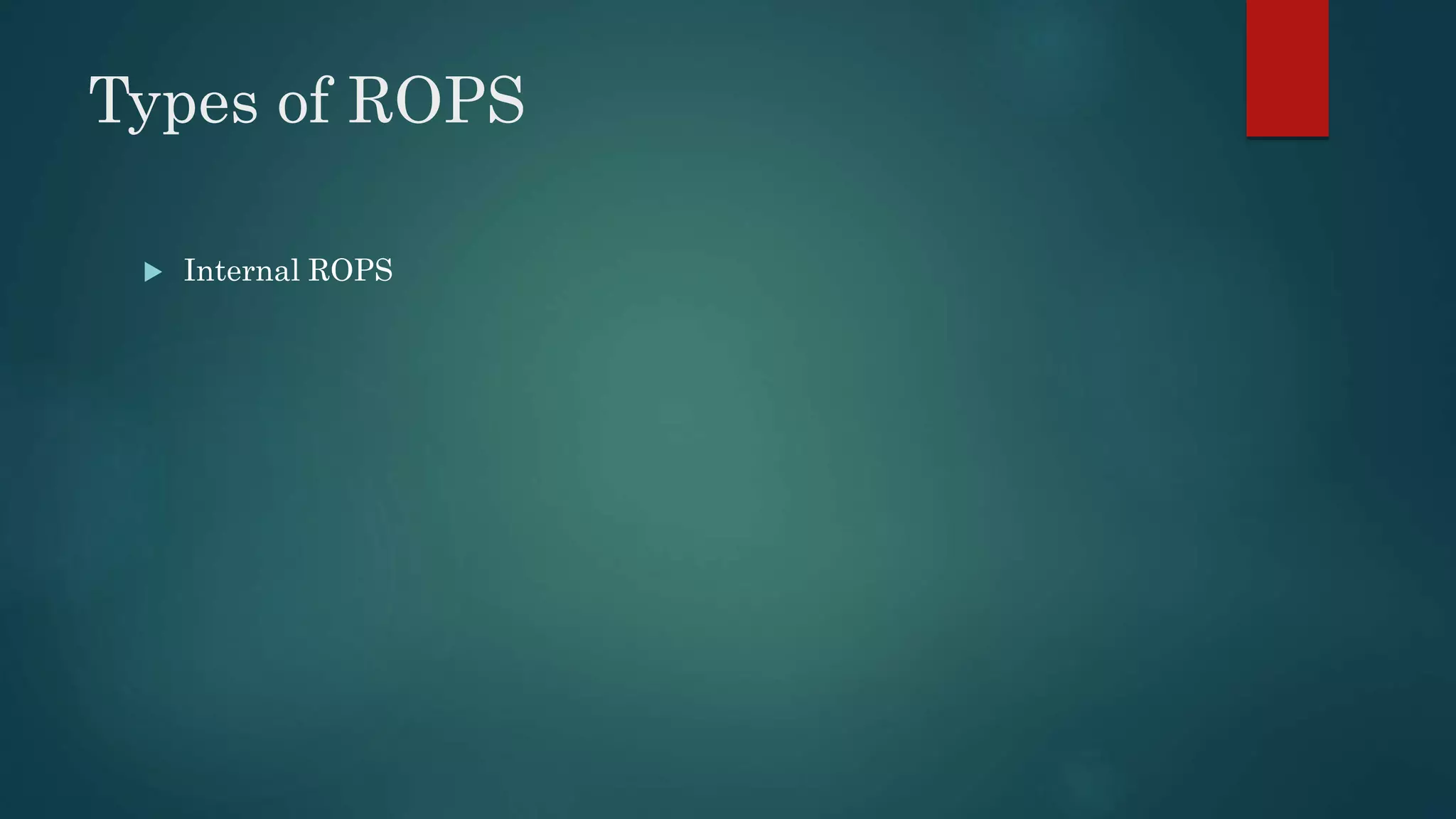 Rolling over protective structures (rops) | PPTX