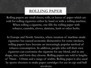 Rolling papers | PPT