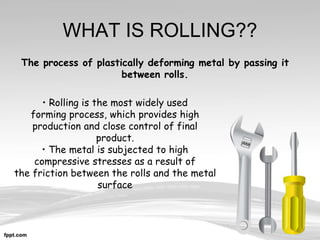 Rolling Process | PPT